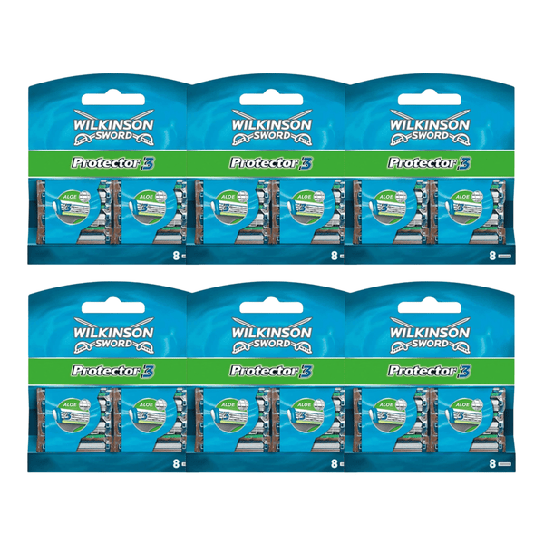 Wilkinson Sword Protector 3 Rasierklingen 10er - 100er Pack – kelmshop